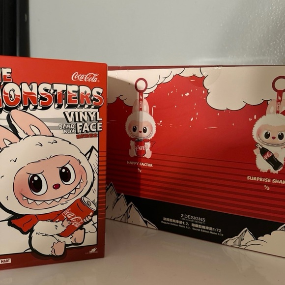 Coca Cola | Toys | Cocacola Labubu Monsters Vinyl Blind Box | Poshmark